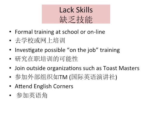 LIFE TALK:2018-1-13 BREAKING THROUGH A CAREER BOTTLENECK BY MARGARET ...